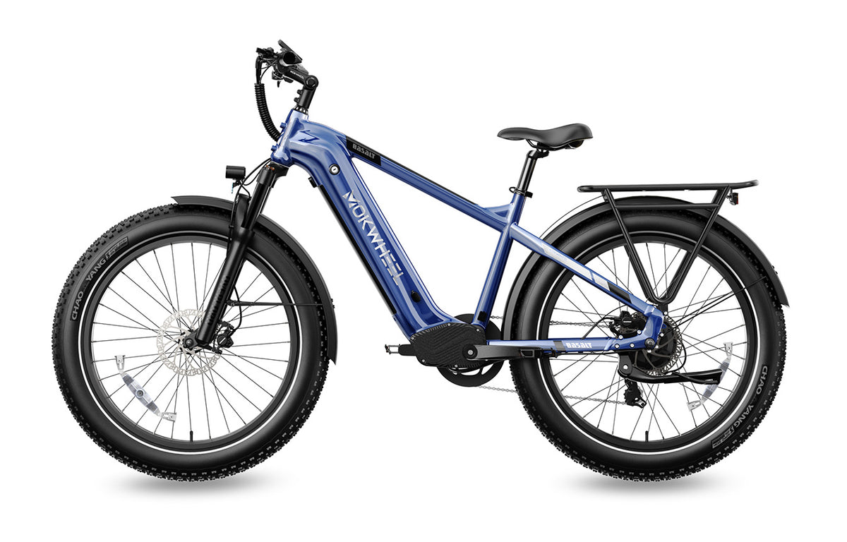 MOKWHEEL Basalt Electric Bike Large- Dark Blue– Van Kam Truck & Trailer