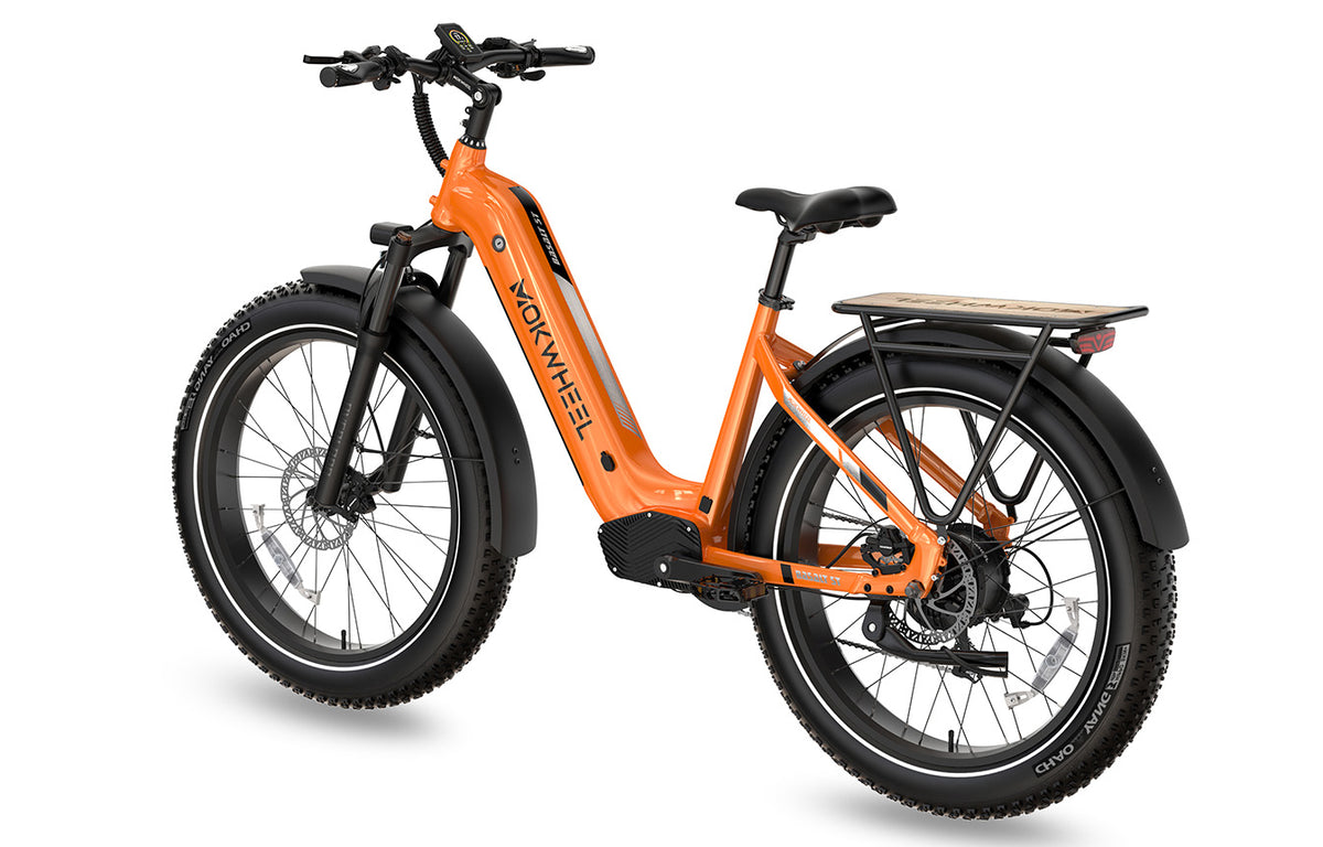 MOKWHEEL Basalt ST Electric Bike Large- Orange– Van Kam Truck & Trailer