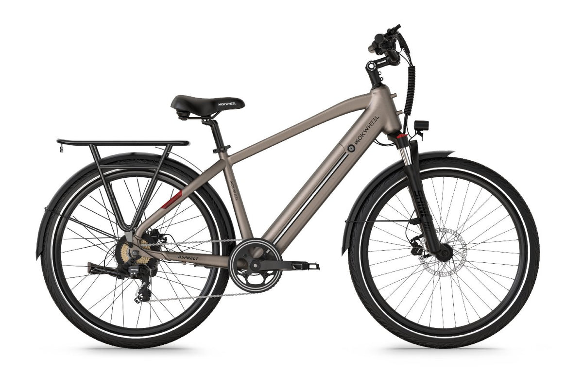 MOKWHEEL Asphalt Electric Bike- Khaki– Van Kam Truck & Trailer
